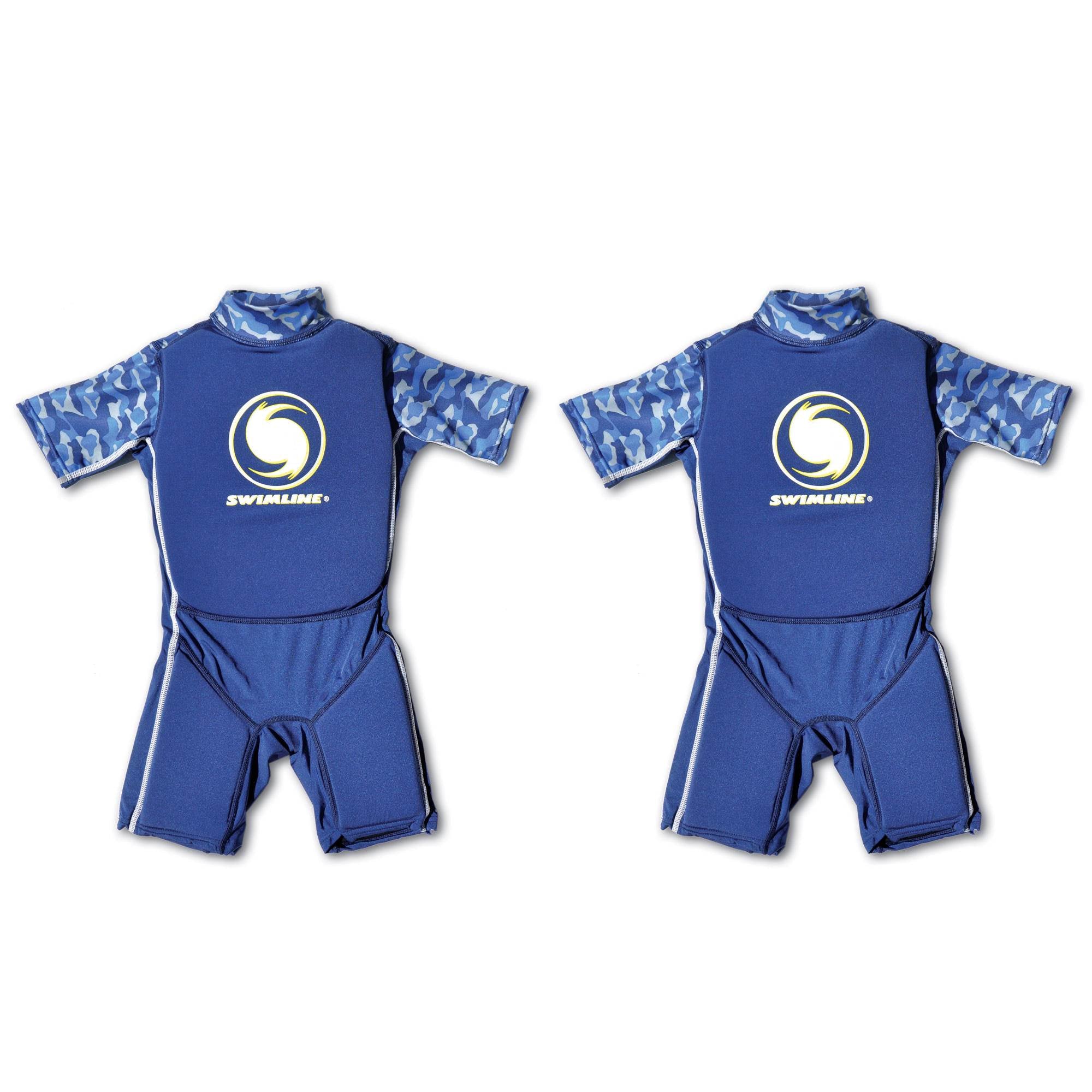 Swimline Blue Lycra Boy's Floating Swim Trainer Wet Suit Vest Large (2 ...