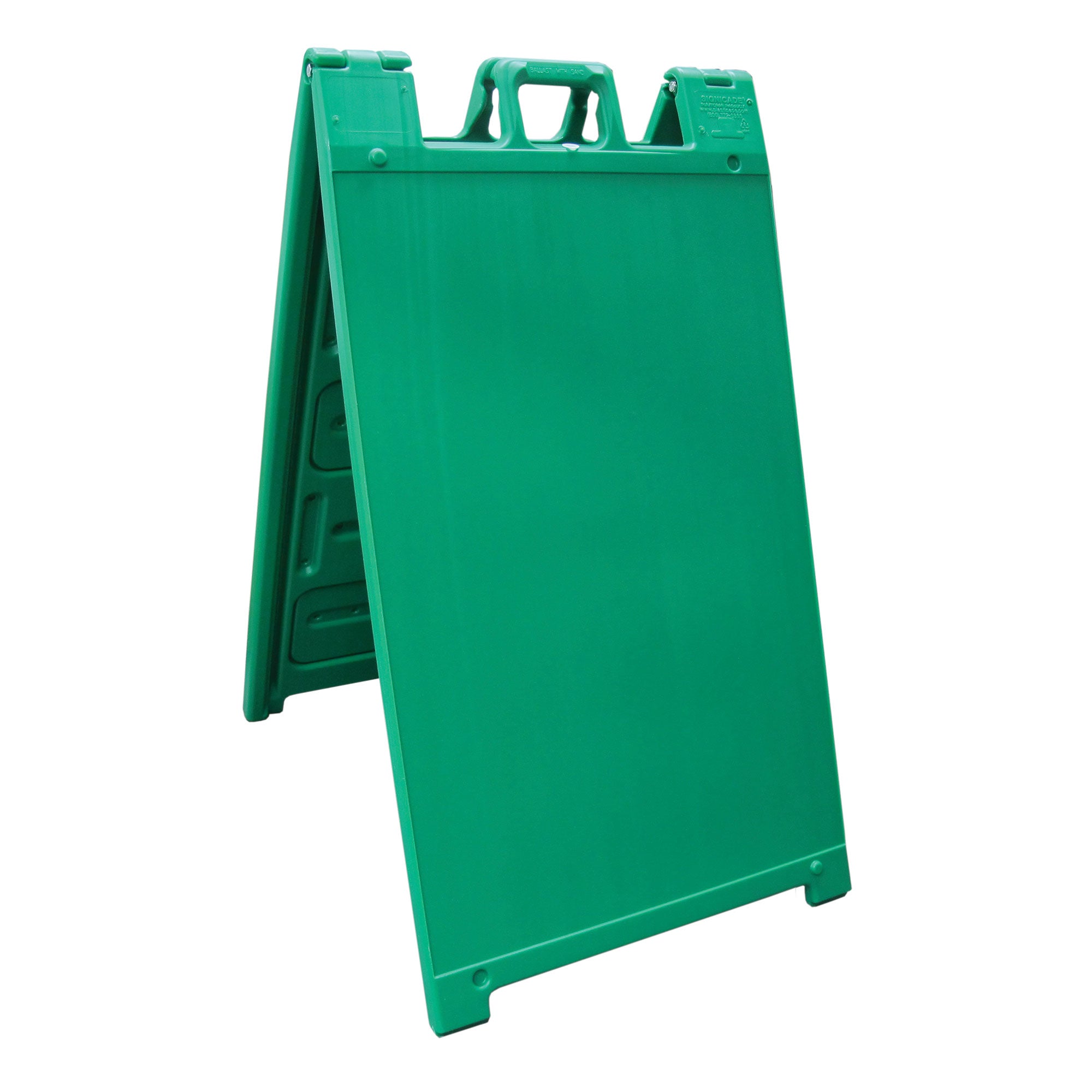Plasticade Signicade Portable Folding Sidewalk Double Sided Sign Stand ...
