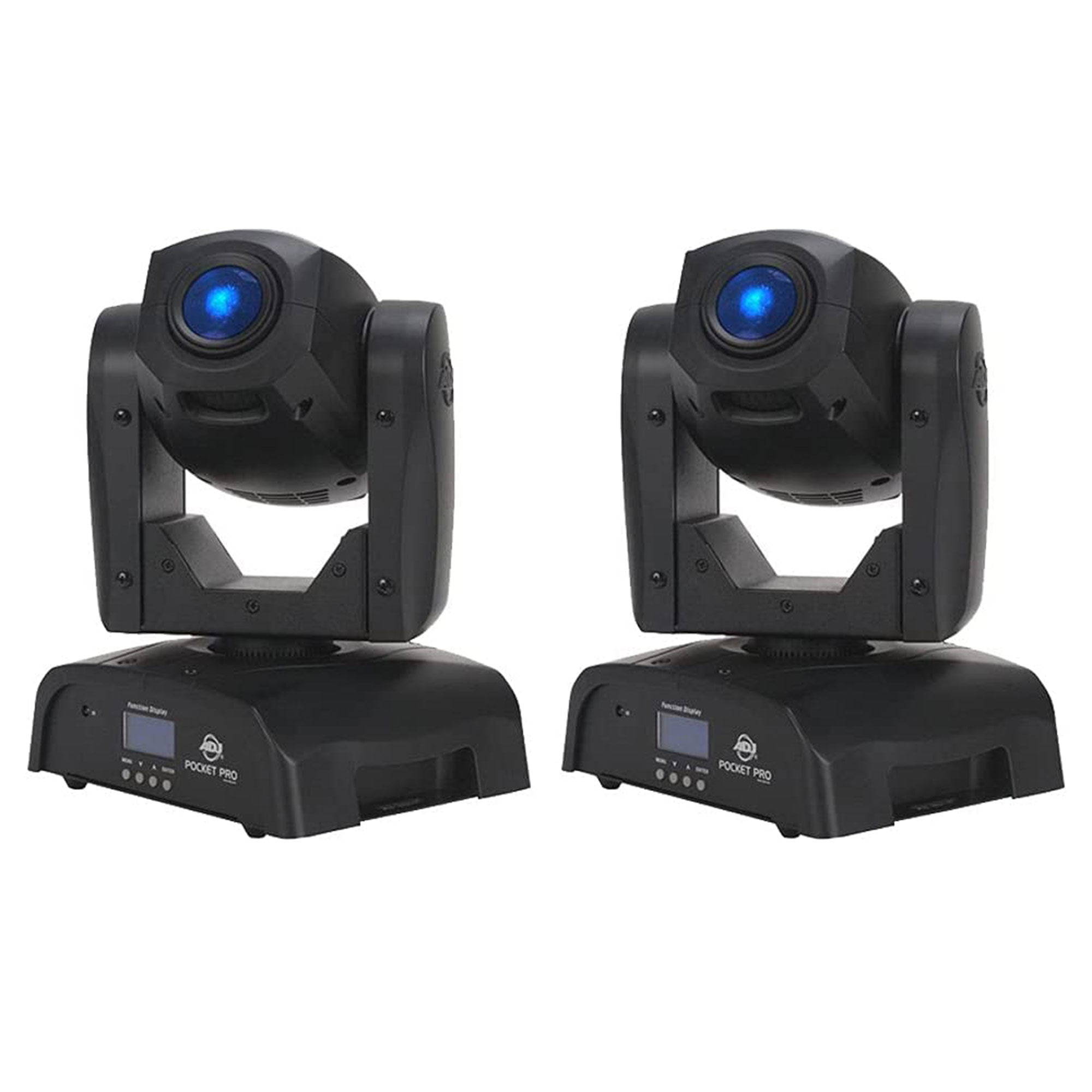 ADJ Pocket Pro Pak DJ LED Moving Stage Lighting Heads Set with F4 PAR ...