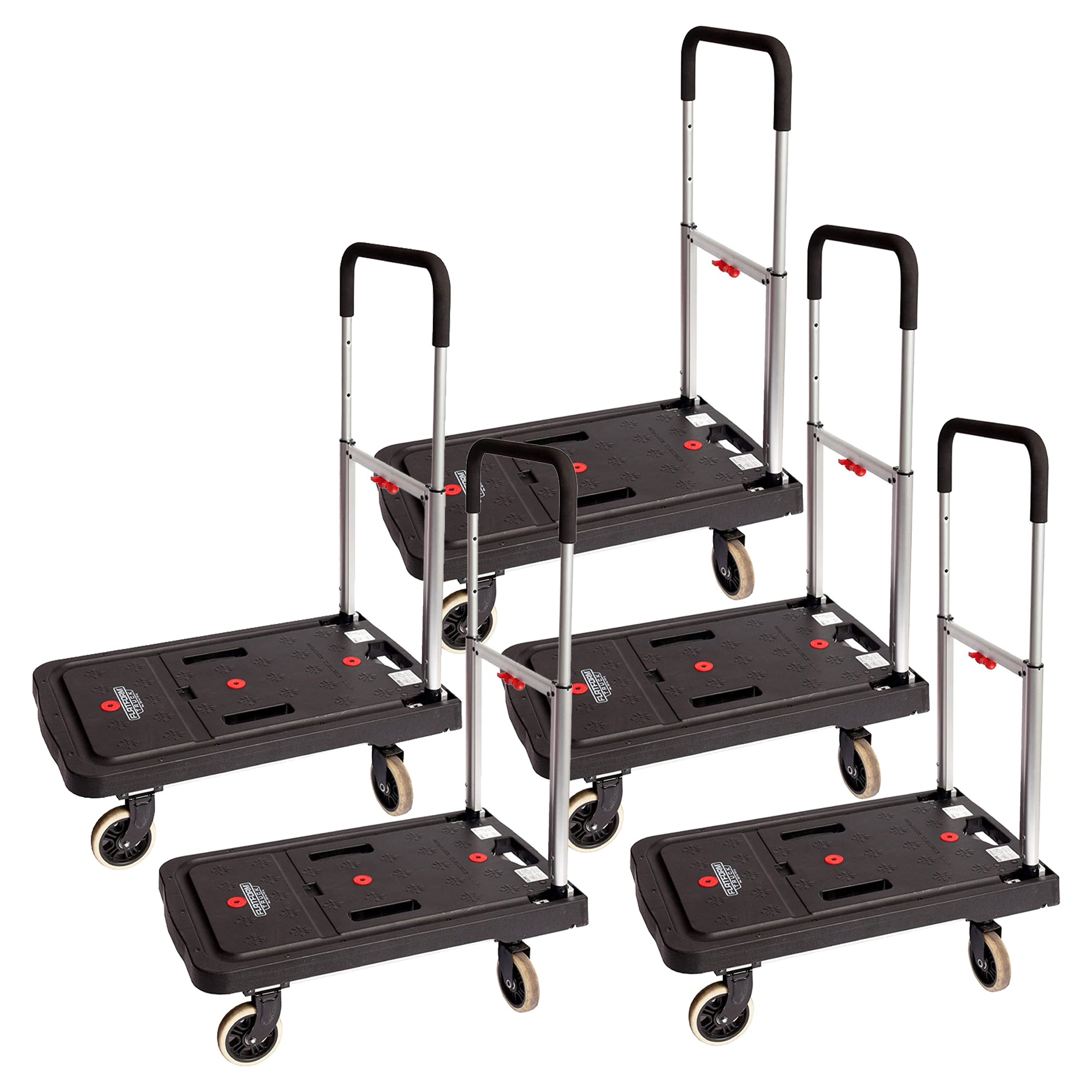 Magna Cart FF 4 Wheel Folding Platform Transport Cart Supports 300 lbs ...