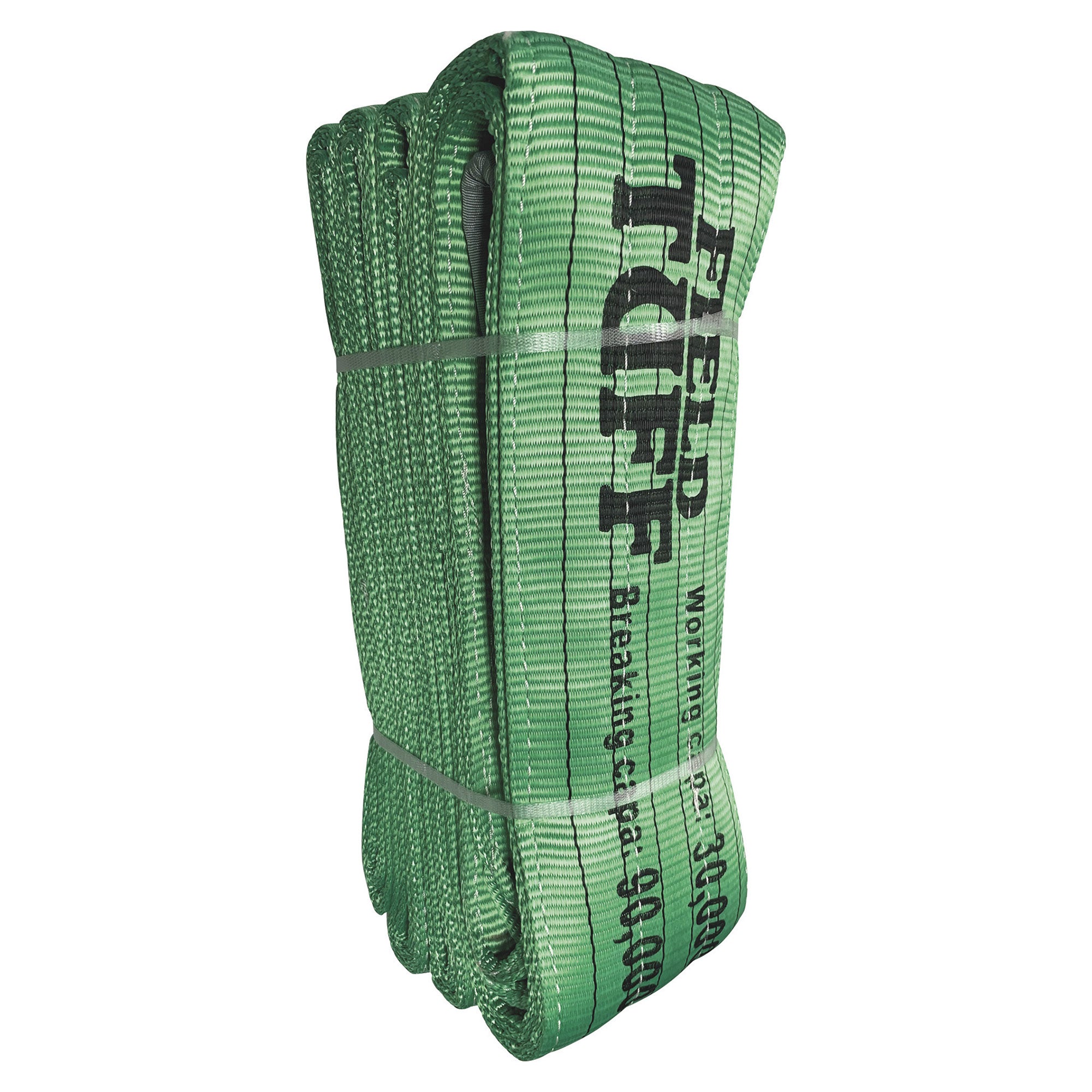 Field Tuff Heavy-Duty Tow Strap with Reinforced Loops, 7" Wide x 30' L ...