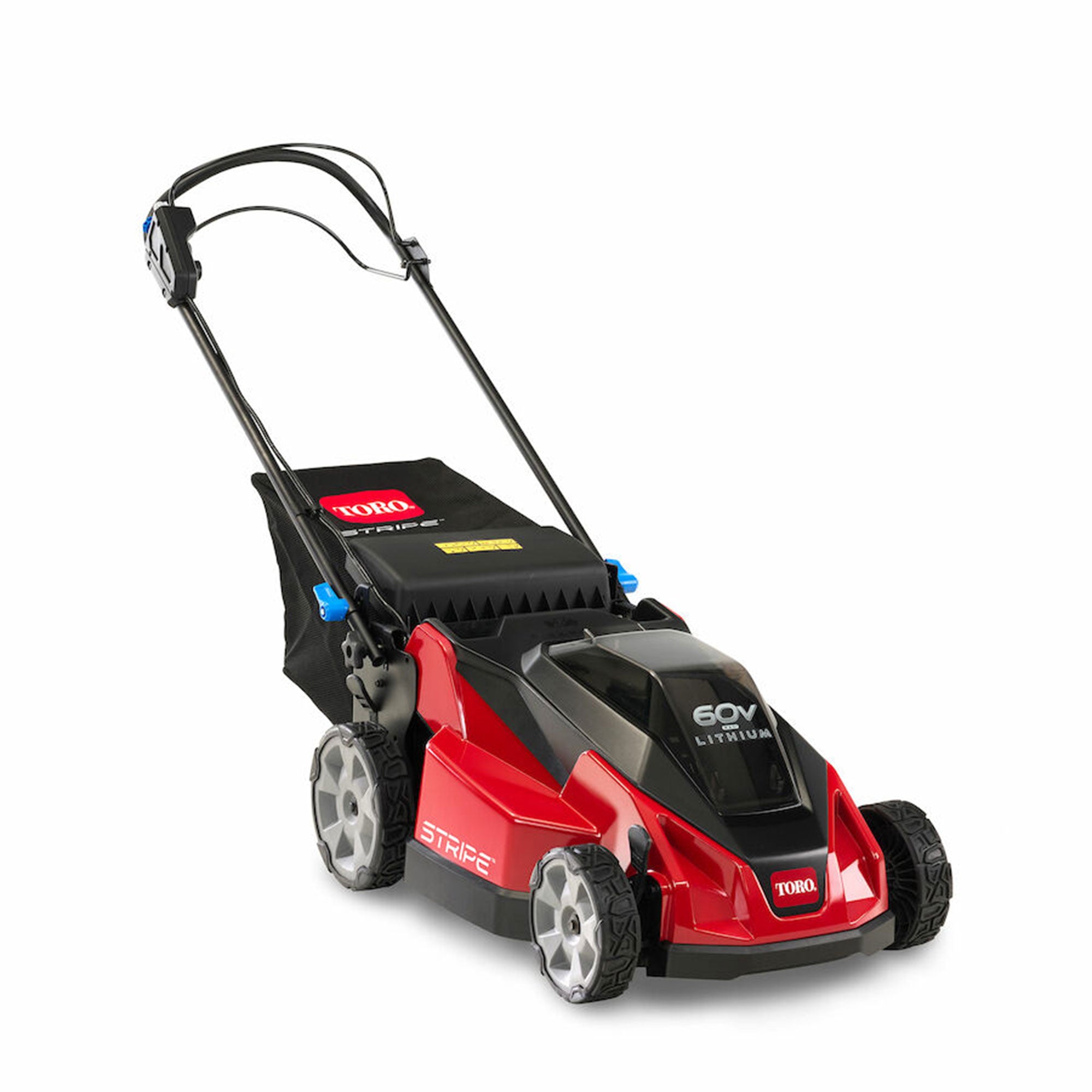 Toro Foldable 60-Volt 21" Stripe Electric Self Propelled Lawn Mower(Op ...