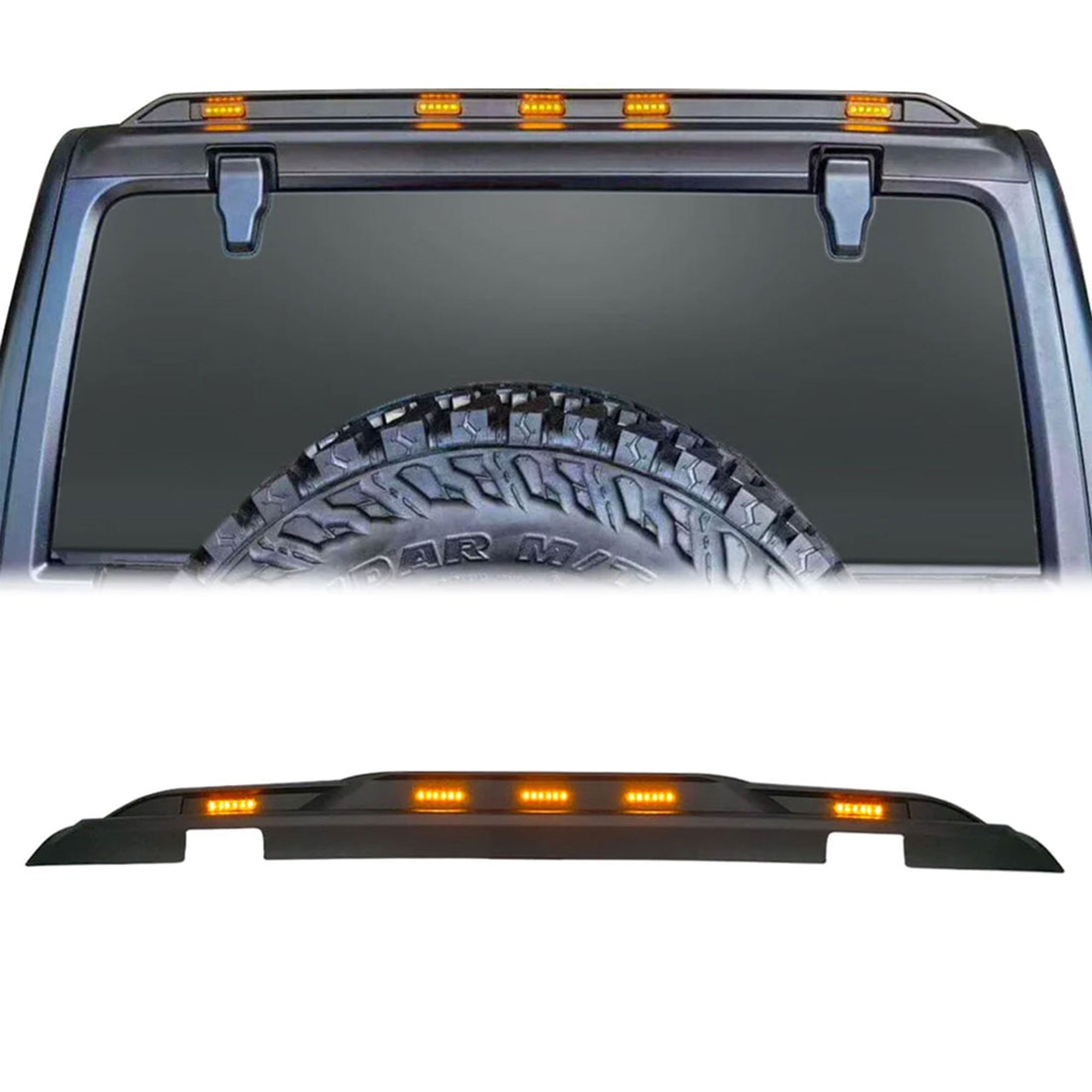 AMERICAN MODIFIED Spoiler for 18-23 Jeep Wrangler JL & Gladiator JT (O ...