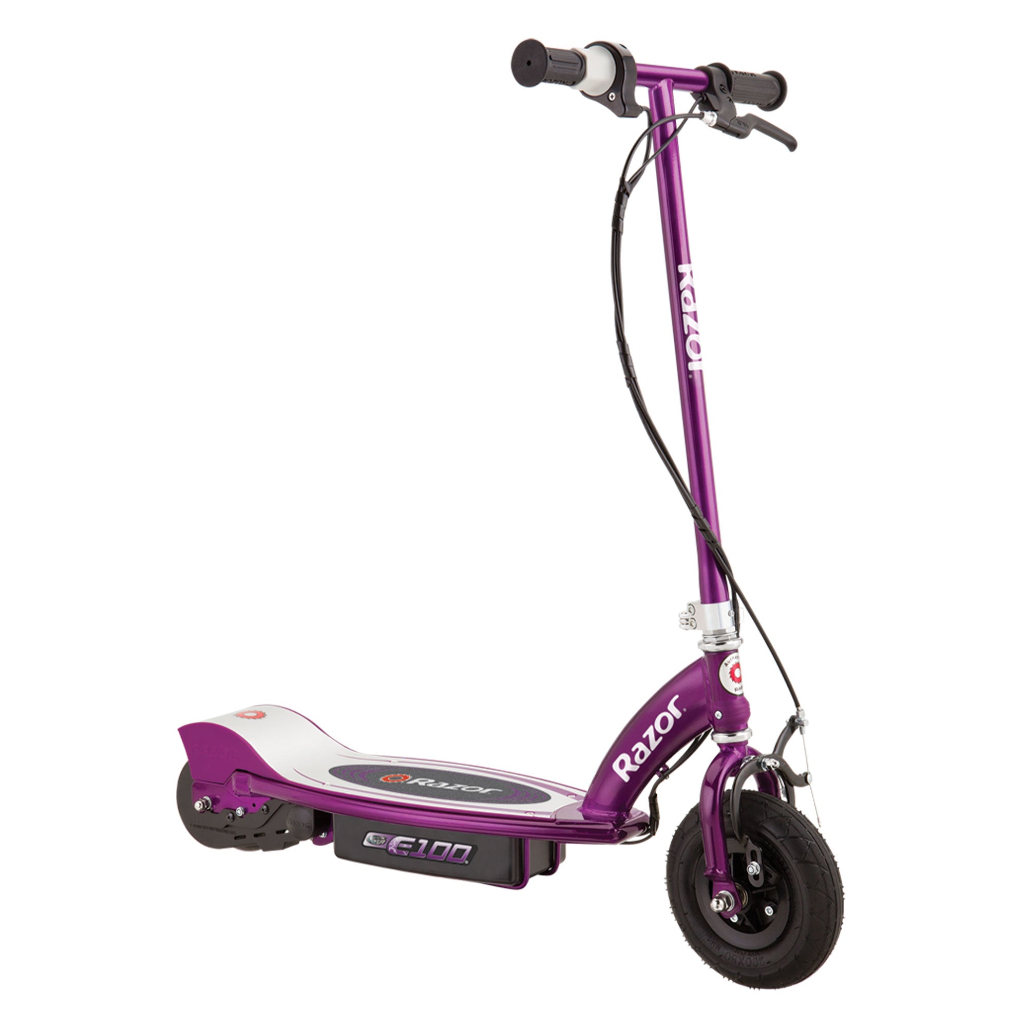 Razor Motorized Electric Scooter Toy with Brakes and Pneumatic Tires ...