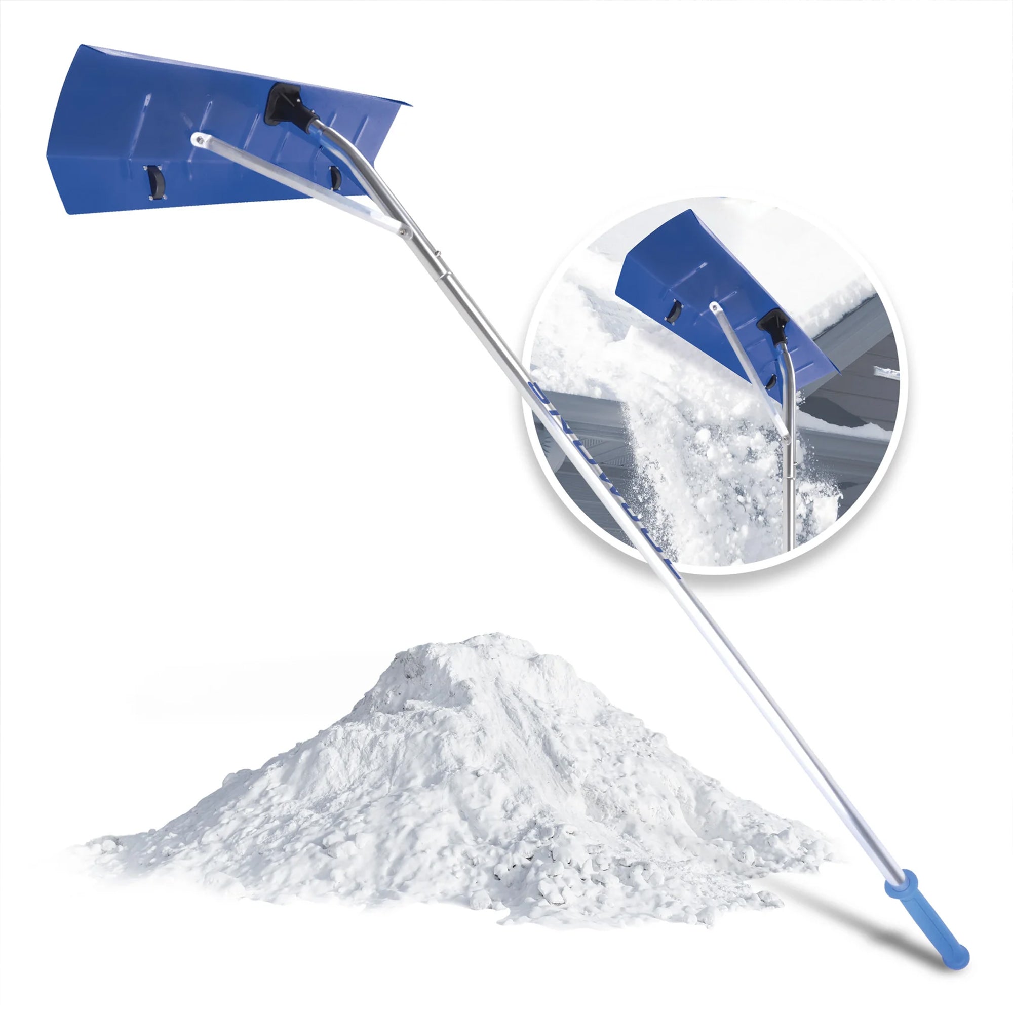 Snow Joe Roof Rake Snow Removal Tool with 26-Foot Reach and 20-Foot ...