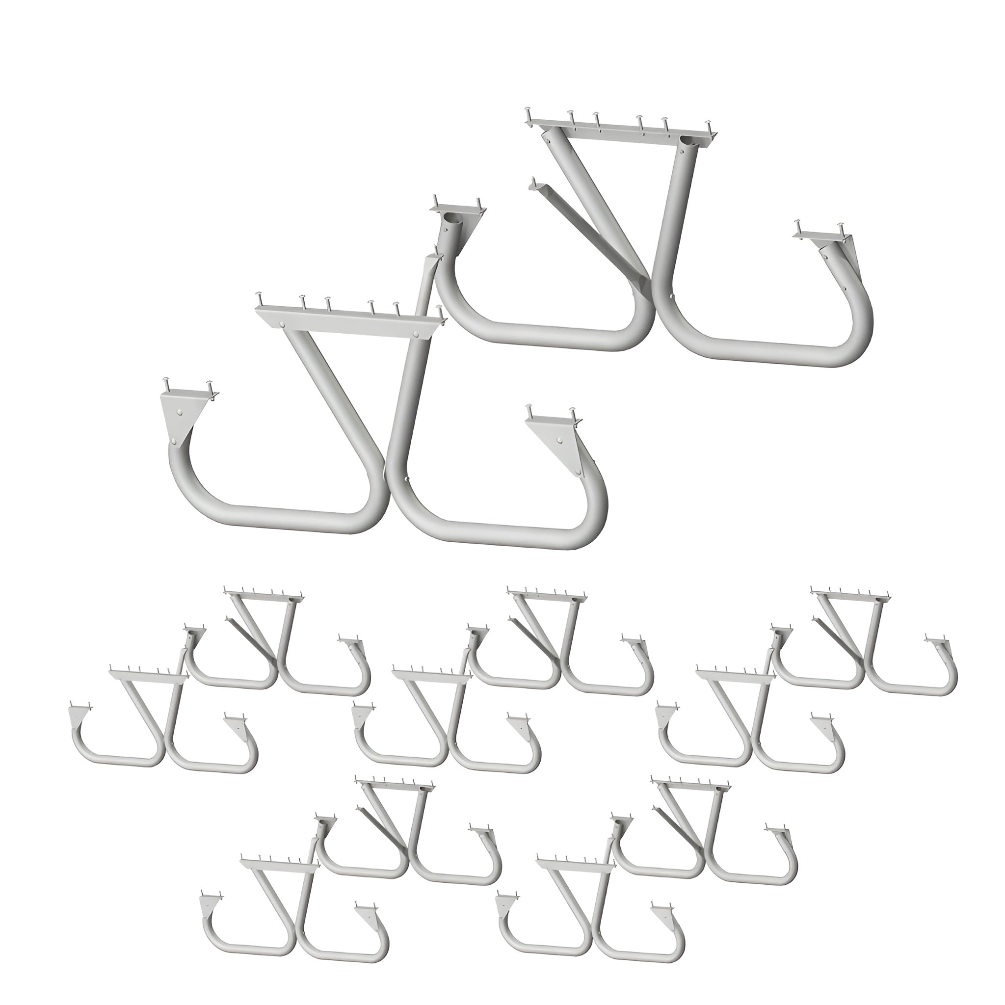 Pilot Rock 6 Pack 6'/8' Outdoor Steel Non Tip Picnic Table Leg Kits (F ...