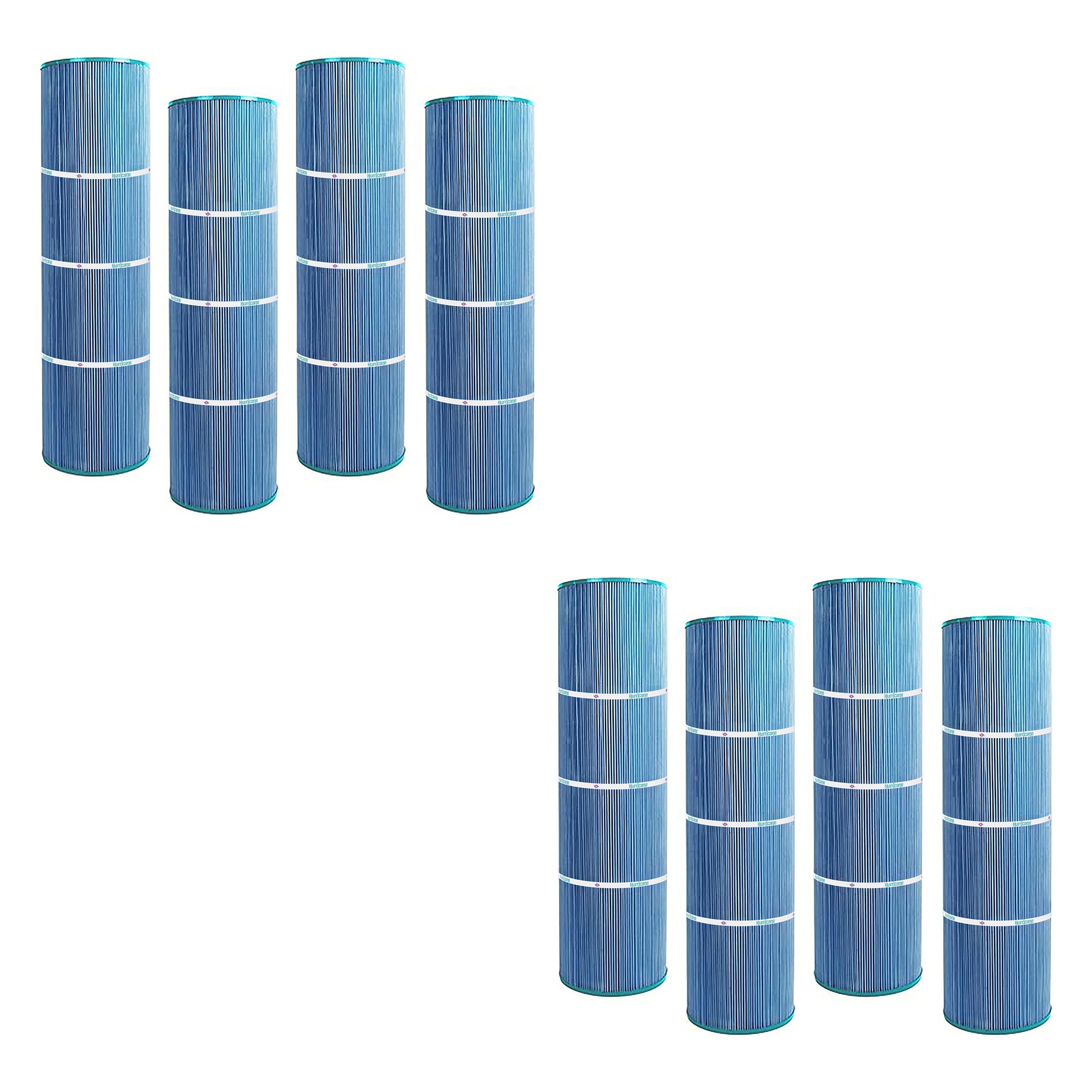 Hurricane 8 Pack HF7487-04M Elite Aseptic Pool Filter Cartridge Replac ...