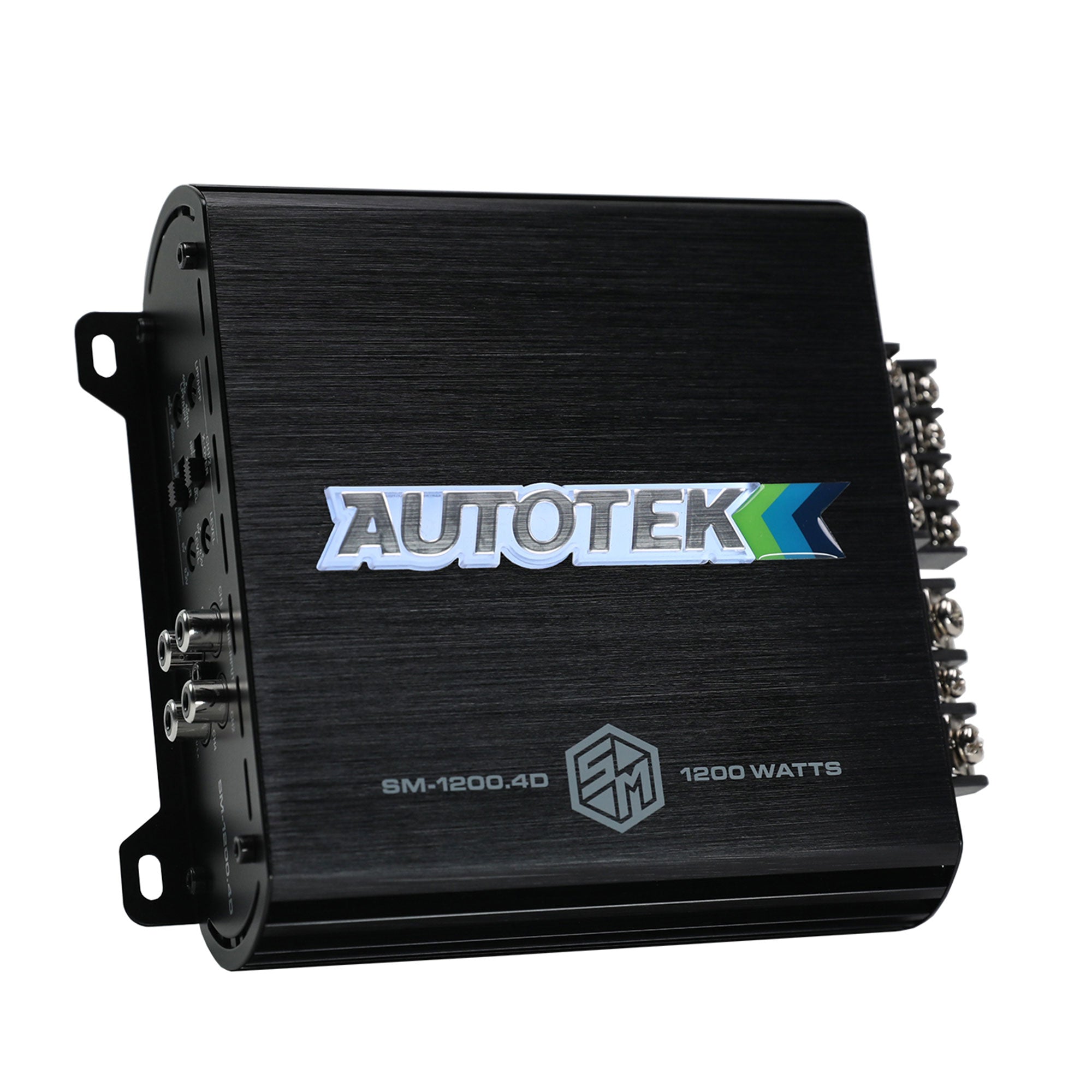 Autotek 1200W 4 Channel Car Audio Amplifier Bass Knob, Street Machine ...