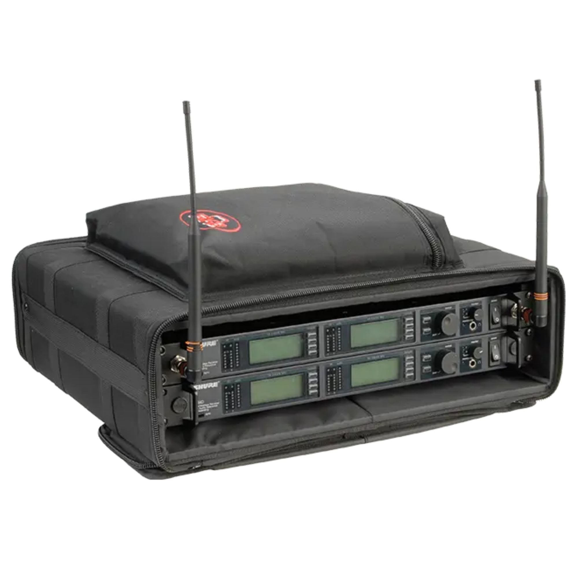 SKB Cases 2U Soft Rack Case for Wireless Microphone Systems with Steel ...