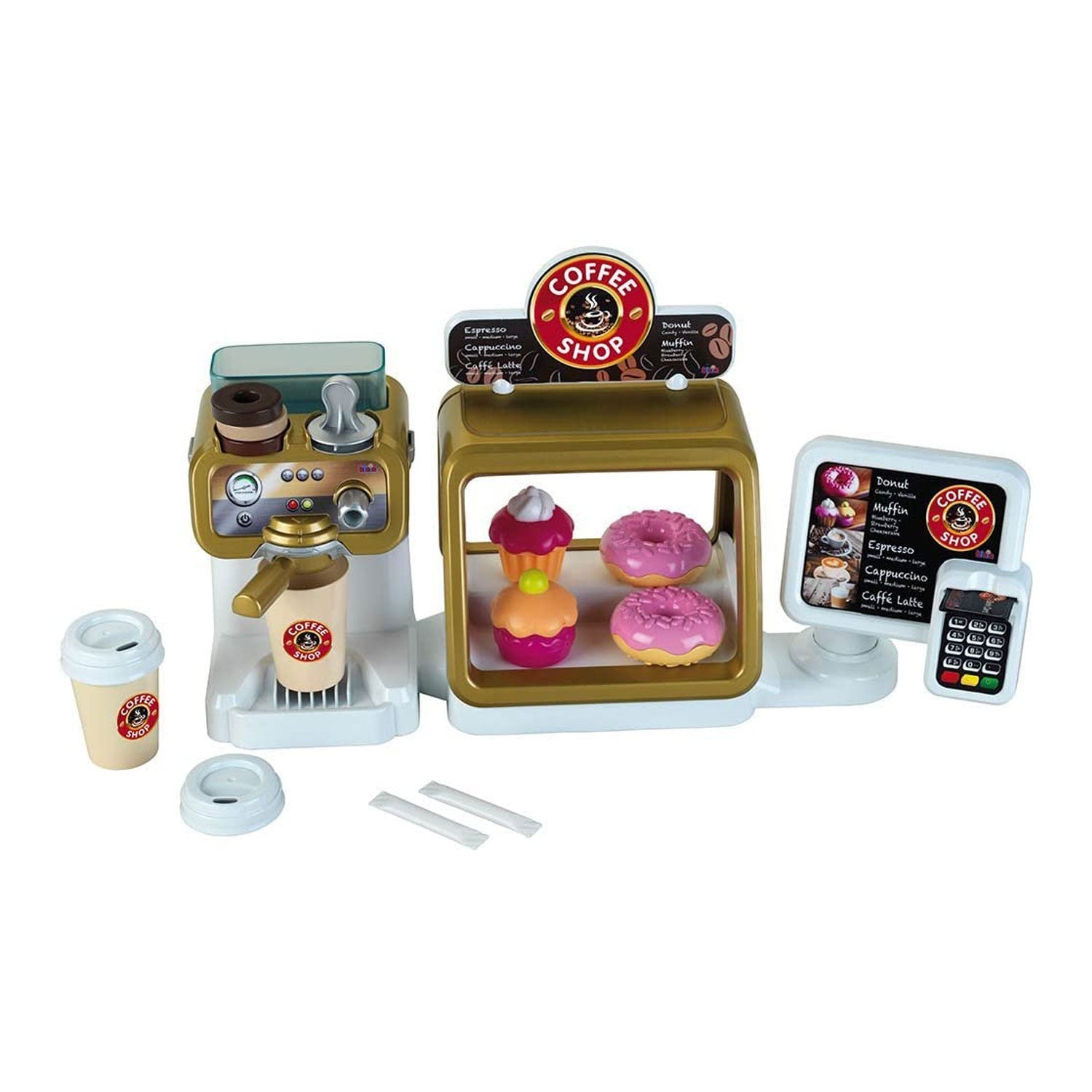 Theo Klein Toddler Kids Toy Coffee Shop Play Store Set for Boys and Gi ...