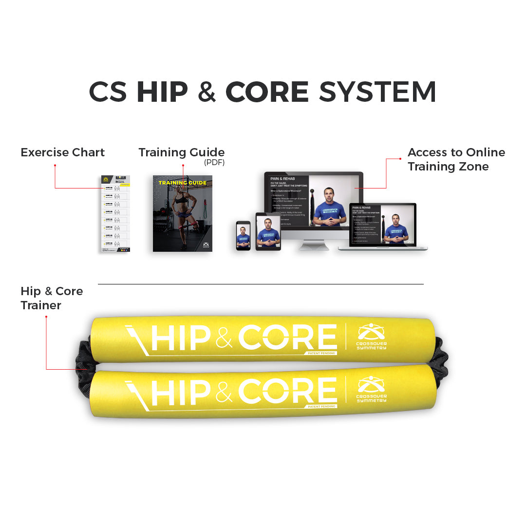 Crossover Symmetry CS Hip and Core Loop Light Resistance Band System ...