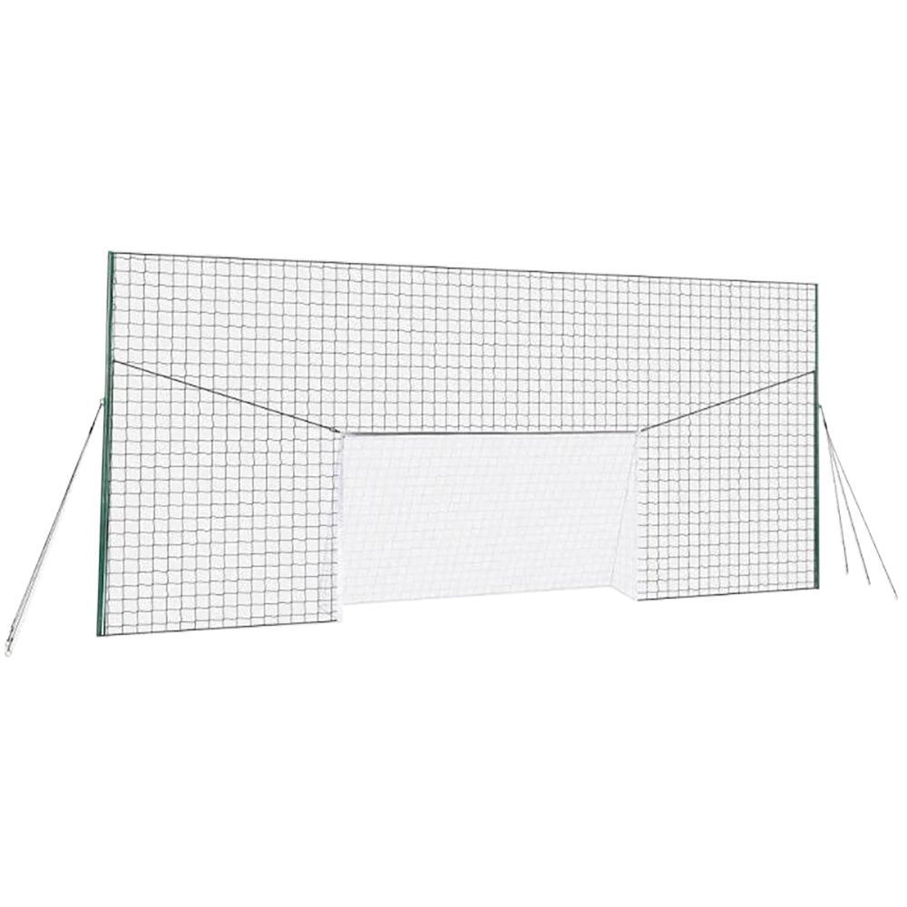Open Goaaal Soccer Practice Net Rebounder Backstop with Goal, Standard ...